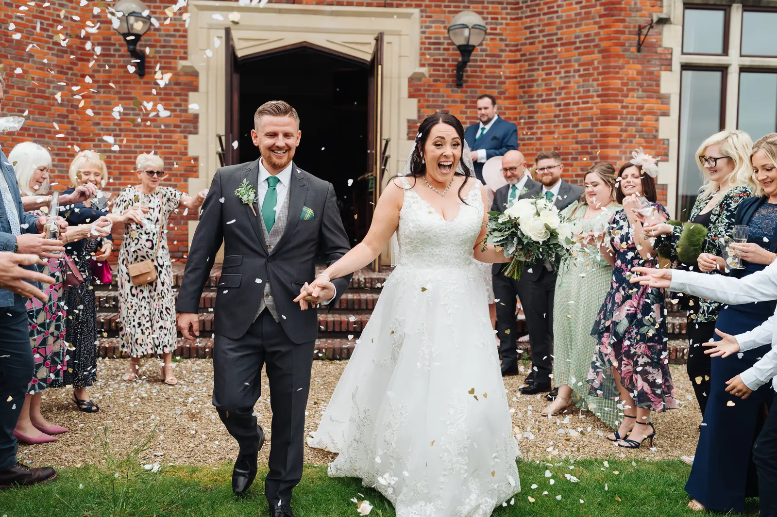 Dunston Hall Wedding Photographer / Erin & Ashley